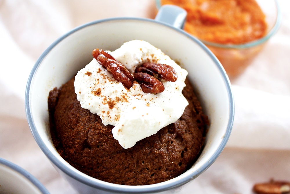 Pumpkin Spice Latte Mug Cake - Perfect Keto Exogenous Ketones
